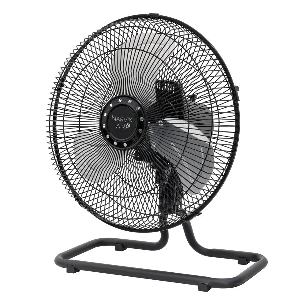 NarvikAir NA1012 Ventilador Industrial de Piso Oscilatorio de 12"